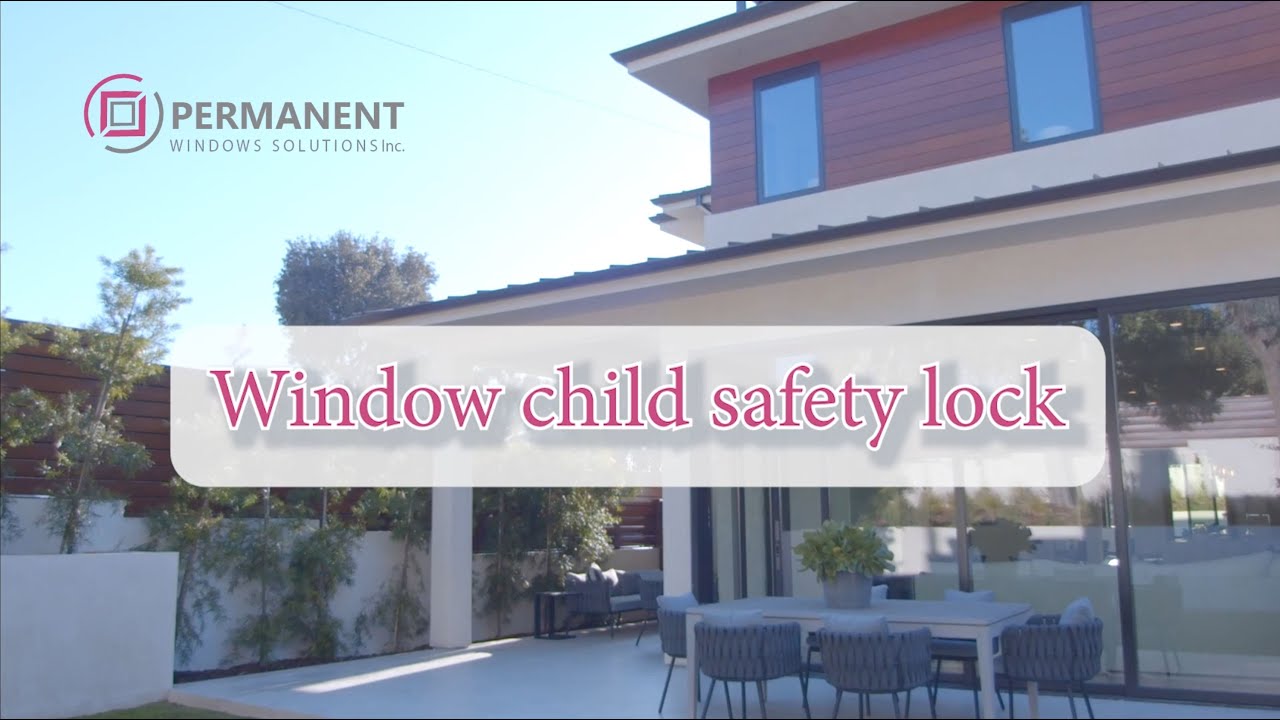 Permanent windows solutions safety lock - YouTube