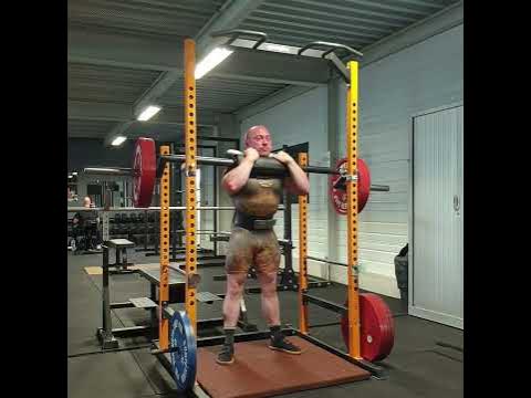 Safety Bar Front Squat 175kg @7 - YouTube