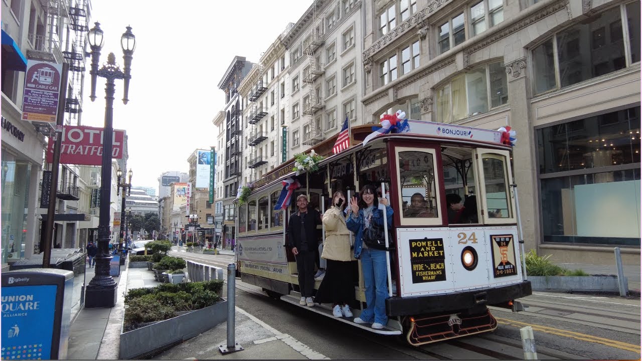 [4K] Walking POWELL STREET, SAN FRANCISCO, CALIFORNIA (from Market St ...