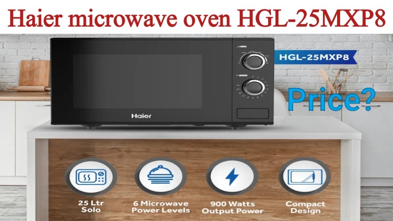 haier microwave oven hgl-25mxp8 | haier hgl 25mxp8 review - YouTube