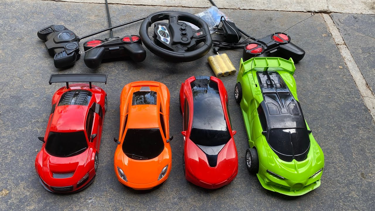 Remote control red modern car and remote control audi 4+ ages 1:24 ...