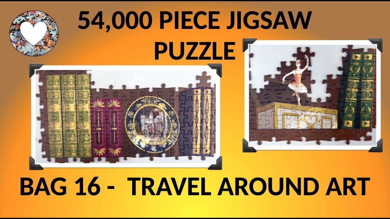 Bag 16 (Q&A) Section 18 of EPIC 54,000 Piece Jigsaw Puzzle: Travel ...