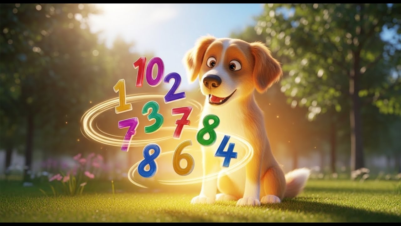 The Dog Who Painted Numbers | Children’s Song and Educational Rhyme ...