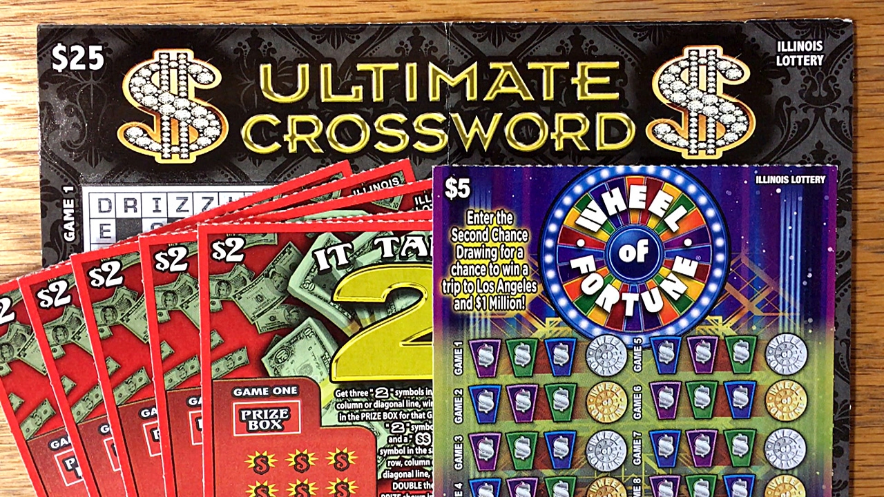 5X It Takes 2 & 1X Wheel of Fortune - Illinois Lottery Scratch Offs ...
