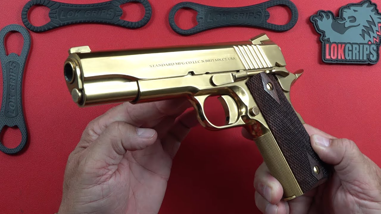 NEW Standard Manufacturing Gold 1911 review - YouTube
