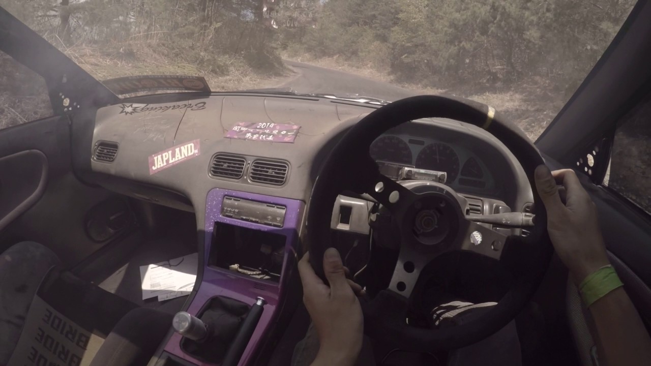 Driving Naoki Nakamura's old S13 on Ebisu Touge Course - YouTube
