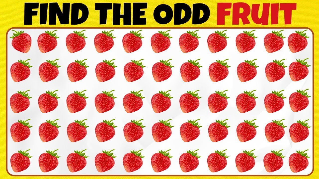 Can You Find Out the Odd Fruit? | Find the Odd One Out | Fruit Edition ...