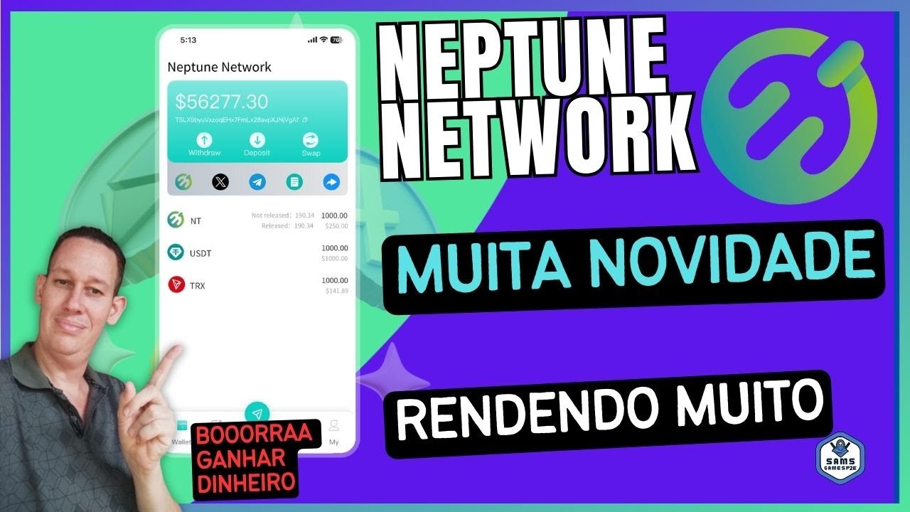 Neptune Network Vindo Muita Novidade e Pagando Muito - YouTube