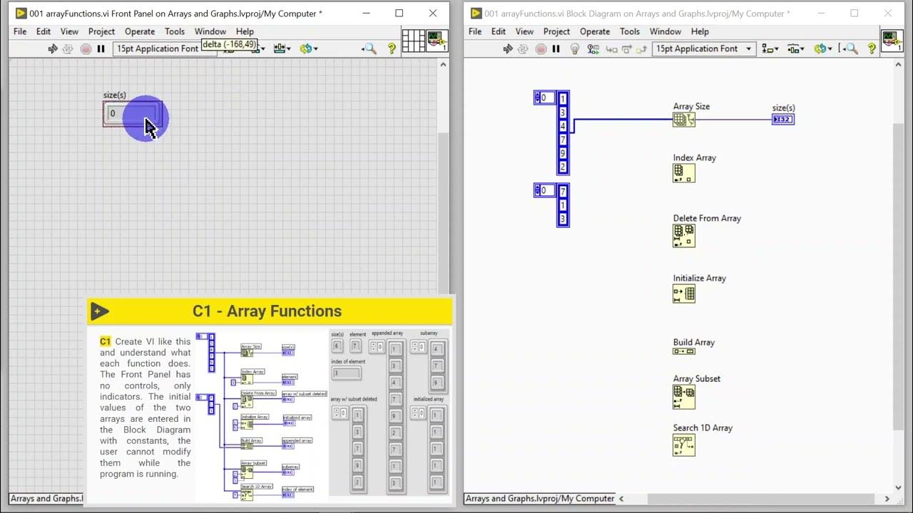 LabVIEW #4.2 - Arrays and Graphs (Challenges) - YouTube