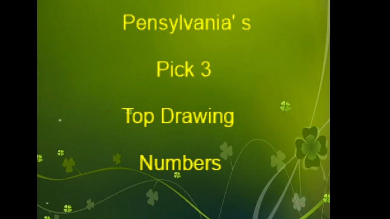 Pennsylvania's Pick 3 Lottery - YouTube