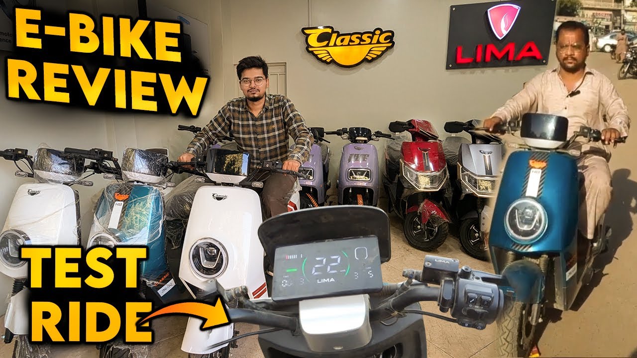 Classic EV Bike Lima Review⚡| Imported Electric Scooty In Pakistan ...