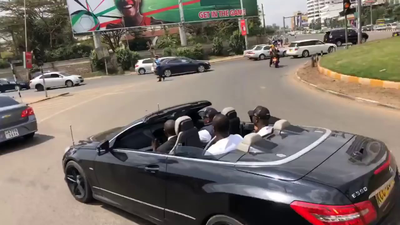 SONKO IN MOST EXPENSIVE CONVERTIBLE MERCEDES BENZ CAR AS HE DRIVES ...