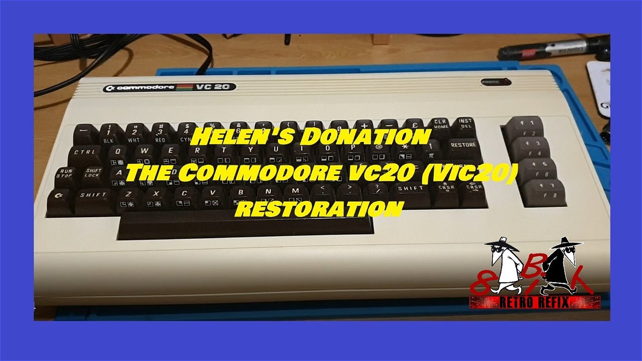 Helen's Commodore VC20 (Vic20) Restoration - YouTube