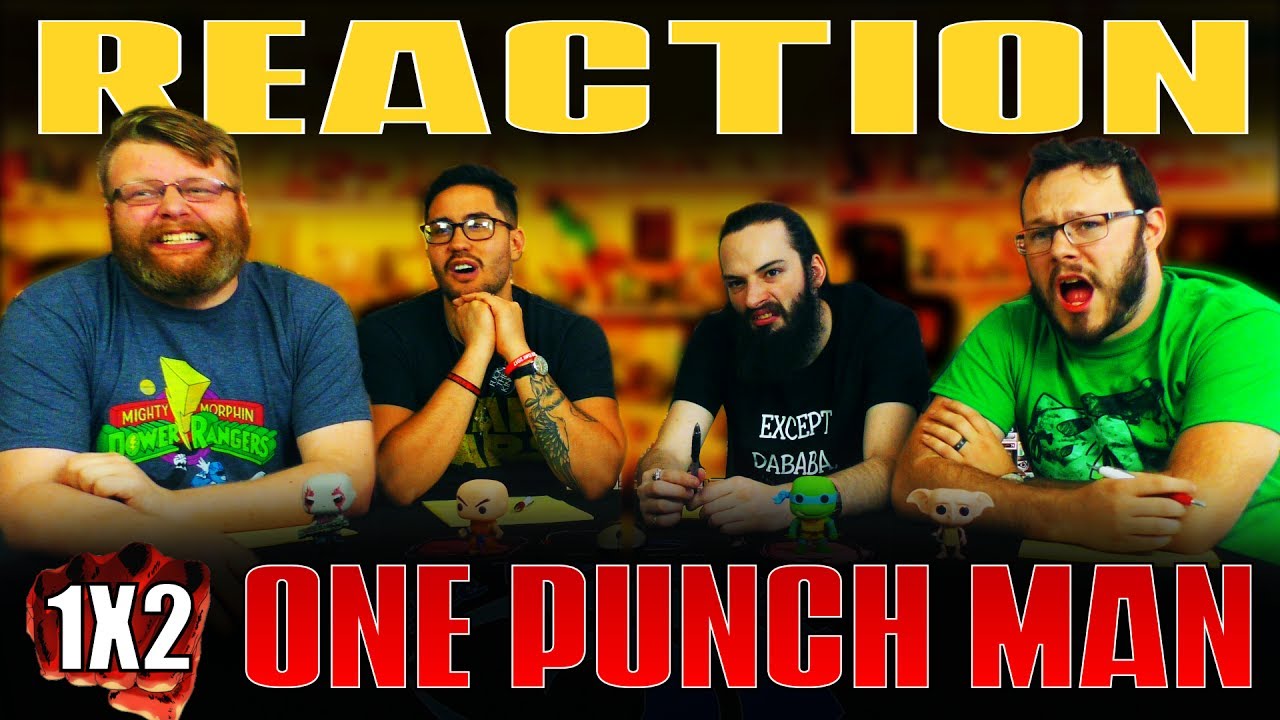 One Punch Man 1x2 REACTION!! "The Lone Cyborg" - YouTube
