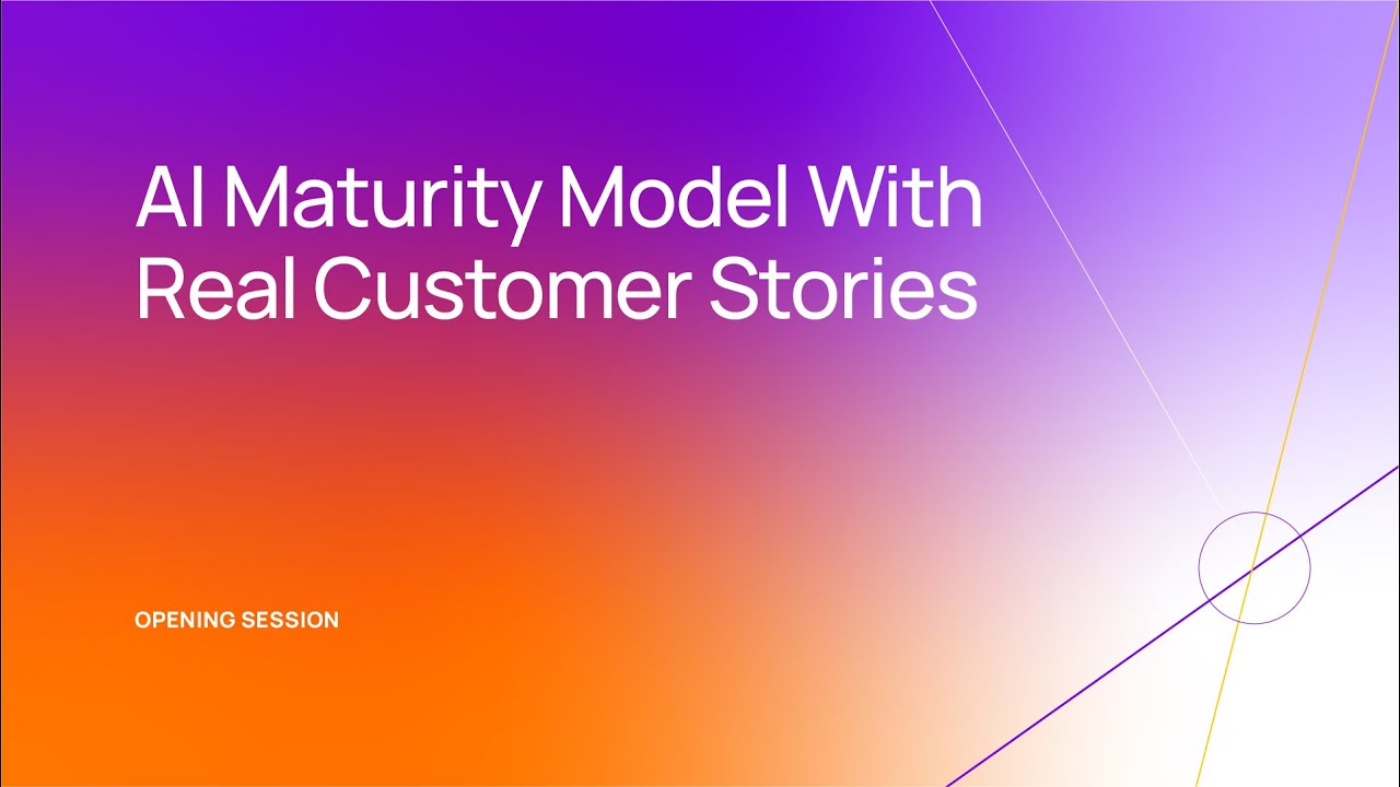AI Maturity Model With Real Customer Stories | Converge 2025 - YouTube