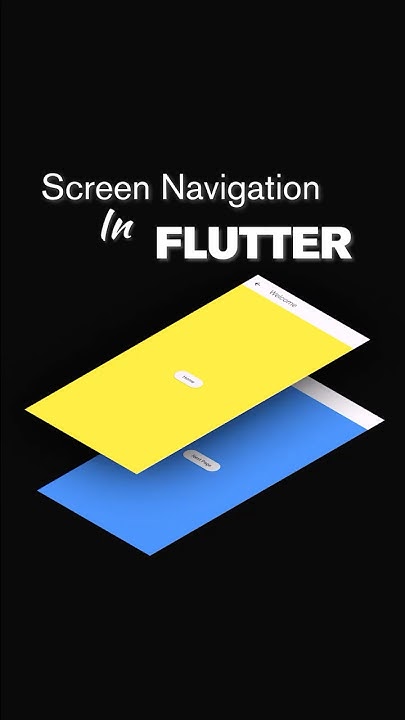 How to Navigate to different screens in flutter? | Fluttersome | Screen Navigation in flutter in ...