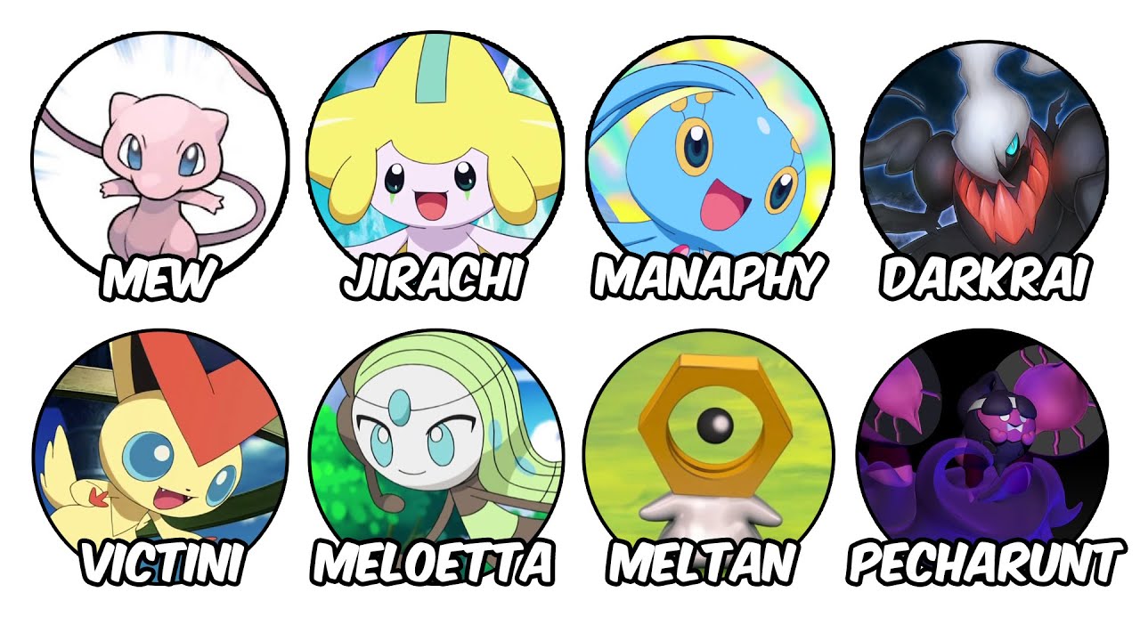 Every Mythical Pokemon Explained In 25 Minutes - YouTube