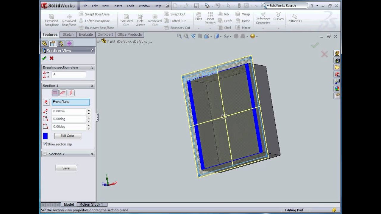 2.3 Solidworks Extrude-Thin Feature - YouTube