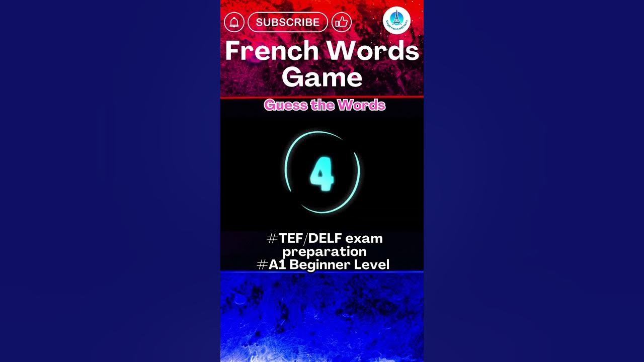 Learn French by Playing a Word Game! - YouTube