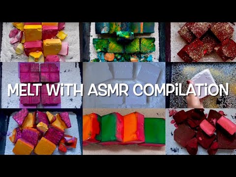 ASMR 70+ GYM CHALK BLOCKS COMPILATION by @meltwithasmr EDIT #sleepaid #stressrelief # ...