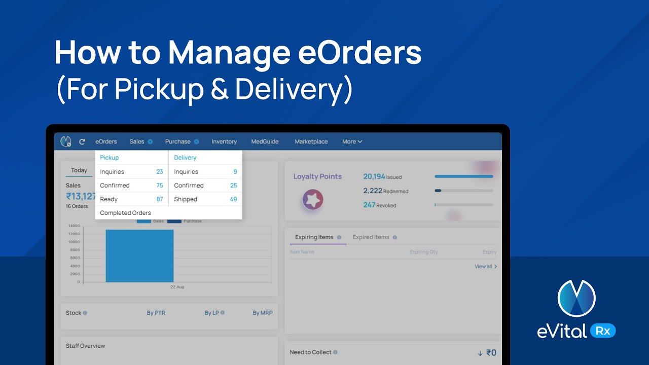 How to Manage eOrders (For Pickup & Delivery)_eVitalRx - YouTube