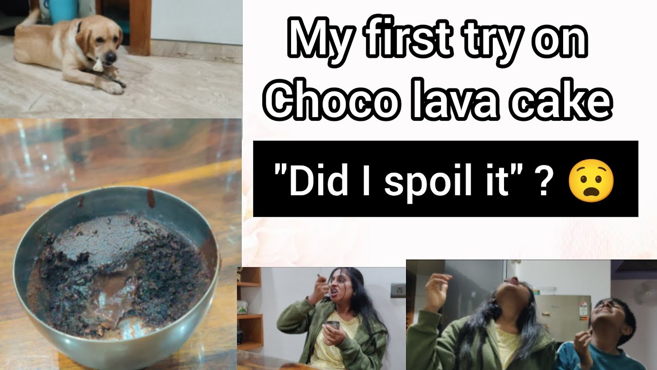 choco lava cake | home made | first try on choco lava cake | Did I ...