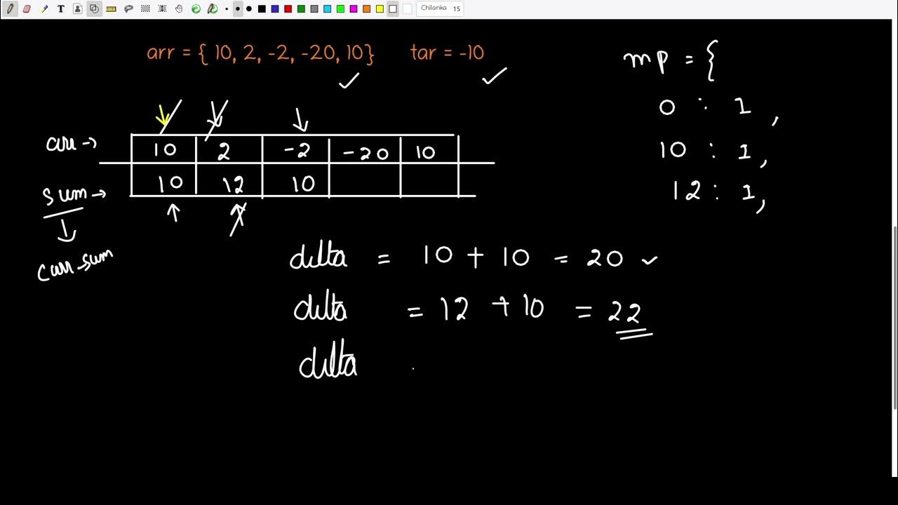 Subarray range with given sum | GeeksForGeeks | Problem of the Day - YouTube