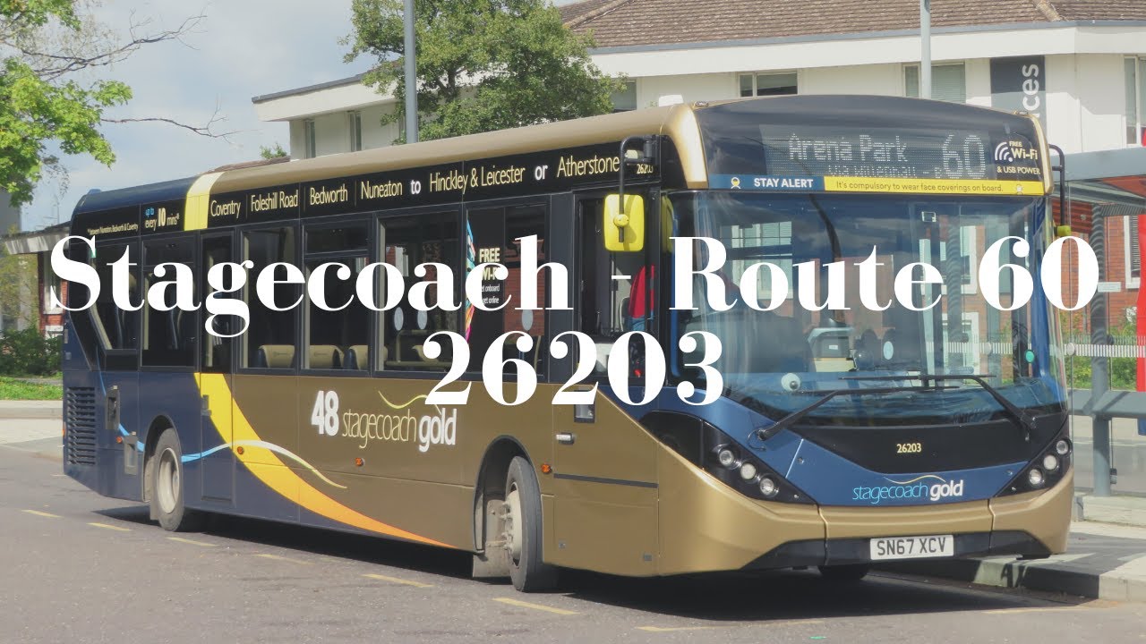 RARE | Stagecoach - Route 60 - Enviro 200MMC [26203] - YouTube