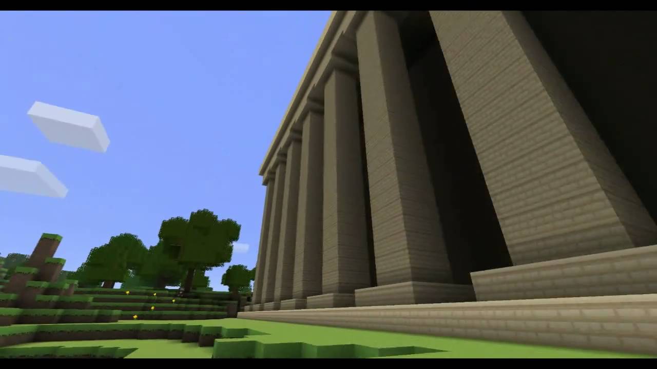 GREEK TEMPLE minecraft (PARTHENON) - YouTube