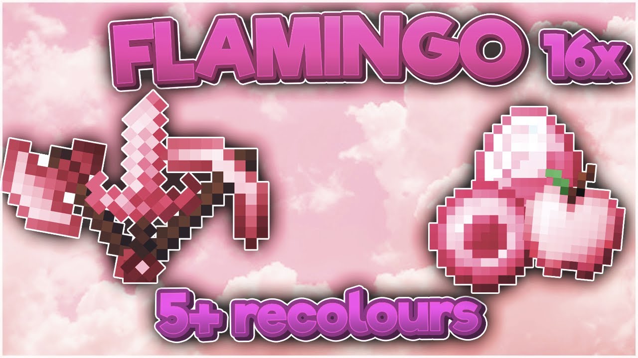 Flamingo [16x] Minecraft Pink PVP Texture pack (1.8.9) [Pack Release ...