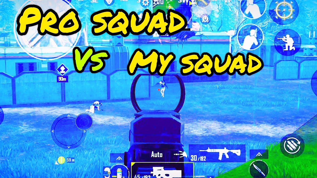 pro squad vs my squad #bgmi #pro #squad #clutch - YouTube