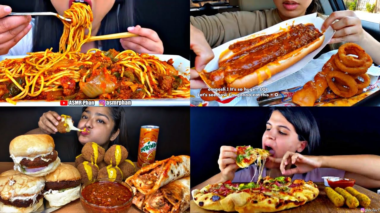 ASMR COMPILATION *SAS-ASMR,N.E ASMR,TWILIGHT ASMR,MADDY EATS,ASMR PHAN ...