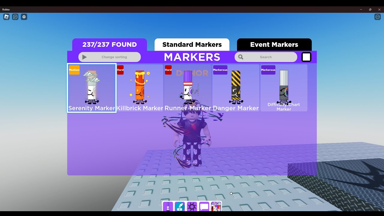 Roblox Find the markers. Difficulty chart markers realm. - YouTube