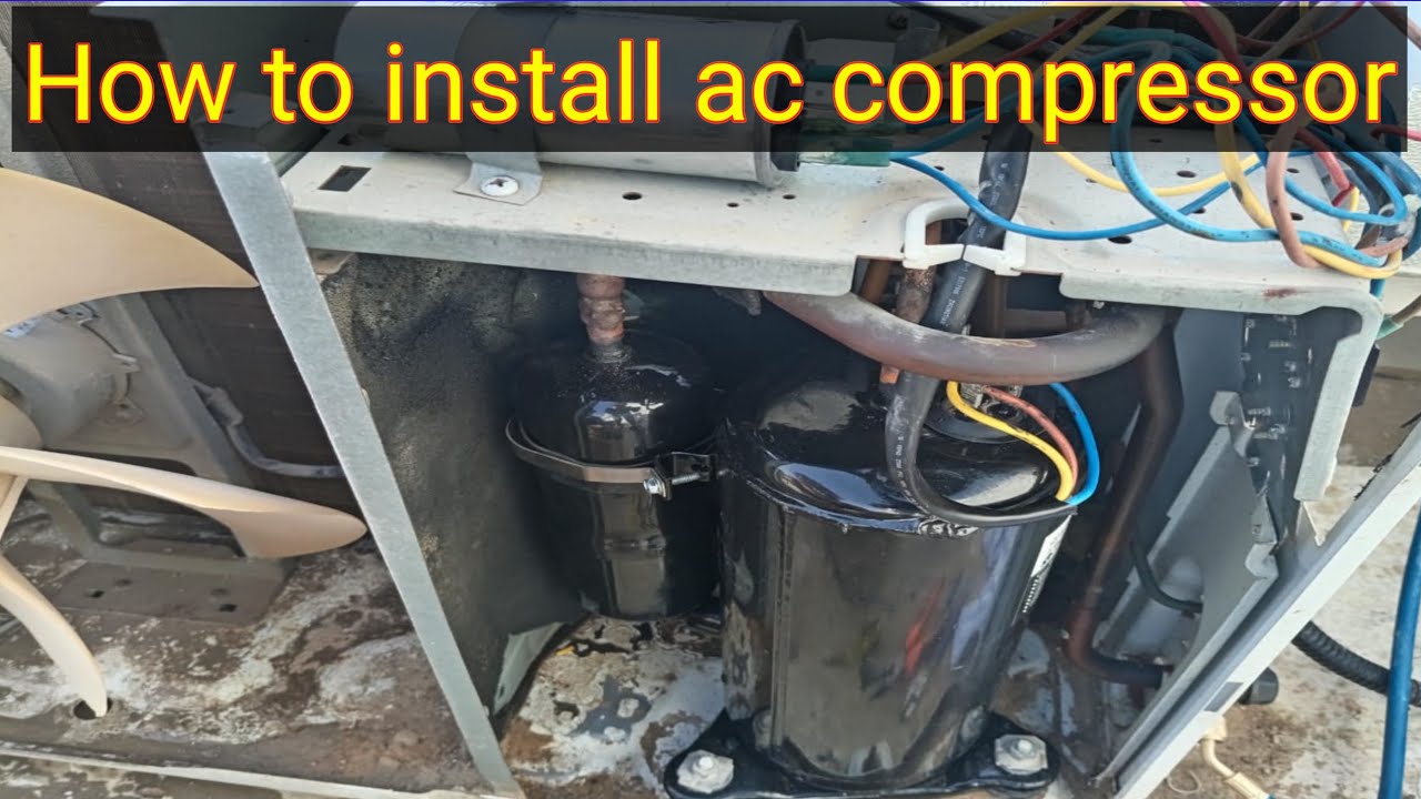how to install ac compressor \how to replace ac compressor\Air ...
