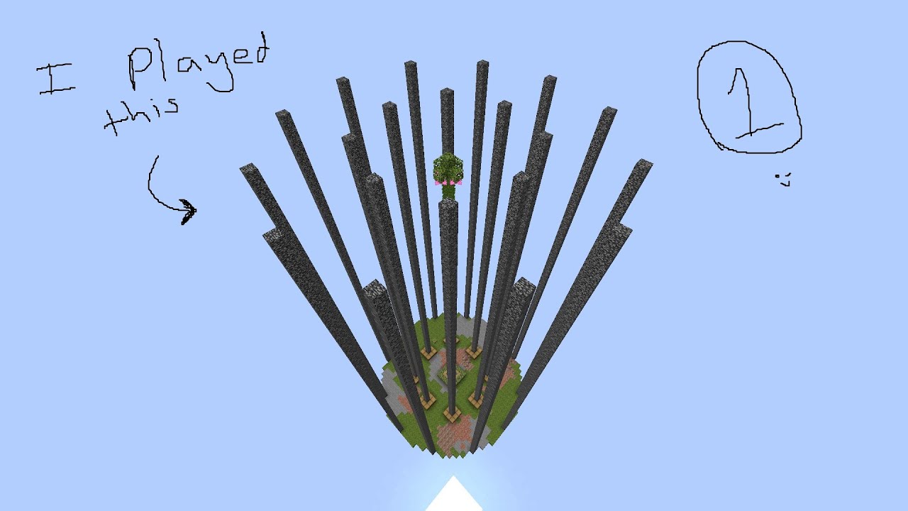 Minecraft pillar thingy majig 1 - YouTube