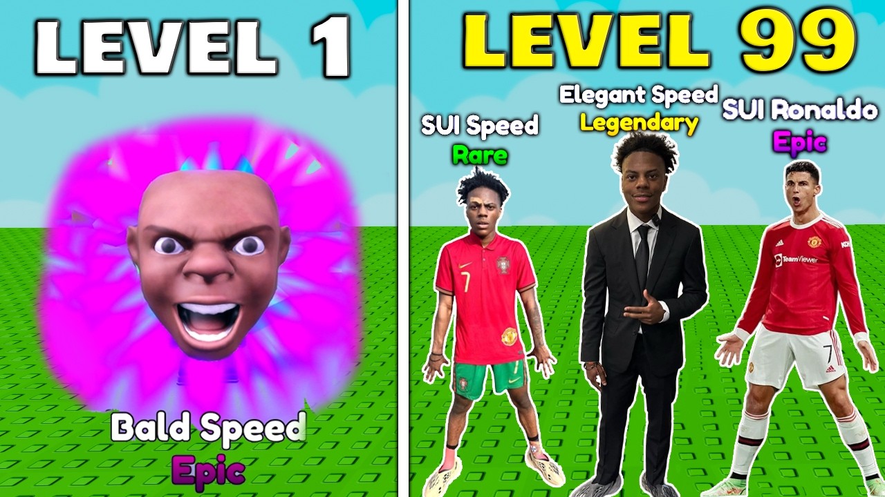 Noob to Pro in IShowSpeed Clicker Roblox - YouTube
