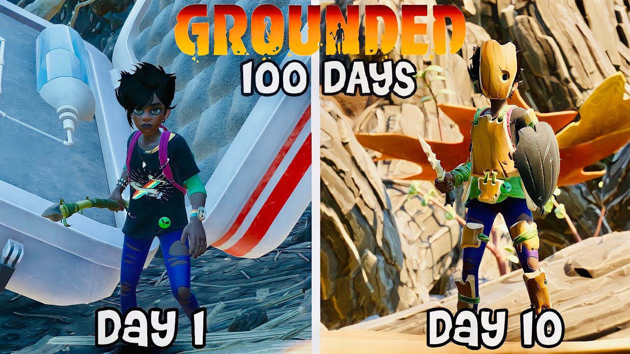 I SURVIVED 100 DAYS IN GROUNDED PART 1(Days 1-10) - YouTube