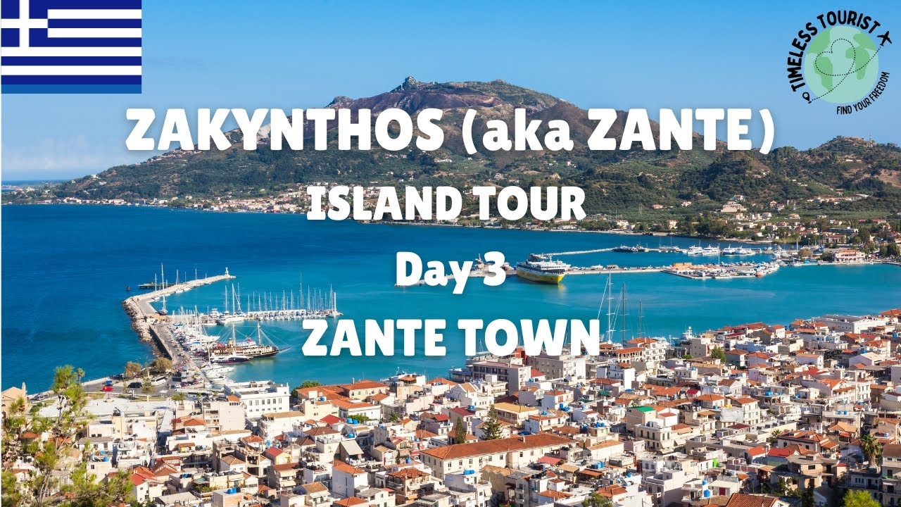 Zante Town, Zakynthos (Zante), Greece | Bochali, Seafront, and Town ...