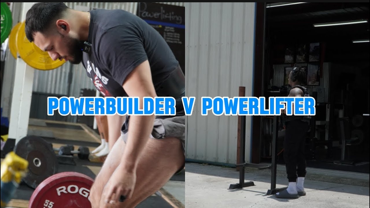 PowerBuilder V Powerlifter: 490 LBS Deadlift topset - YouTube