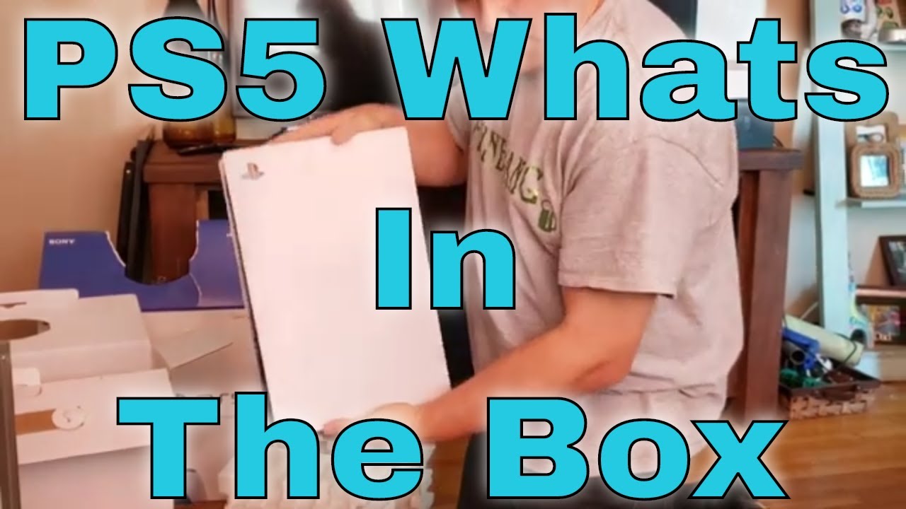 PS5 Whats In The Box Playstation 5 Unboxing Showing What The PS5 All ...
