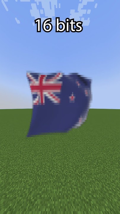 Minecraft New Zealand 🇳🇿 󠁧󠁢󠁥󠁮󠁧󠁿 FLAG 64 bits 32 bits 16 bits 8 bits 4 bits 2 bits 1 bit - YouTube