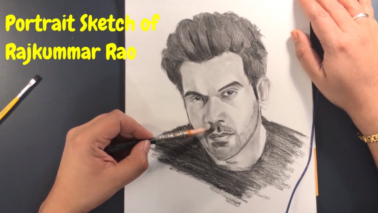 Daily Challenge #22 / Rajkummar Rao / How to Draw / Drawing of ...