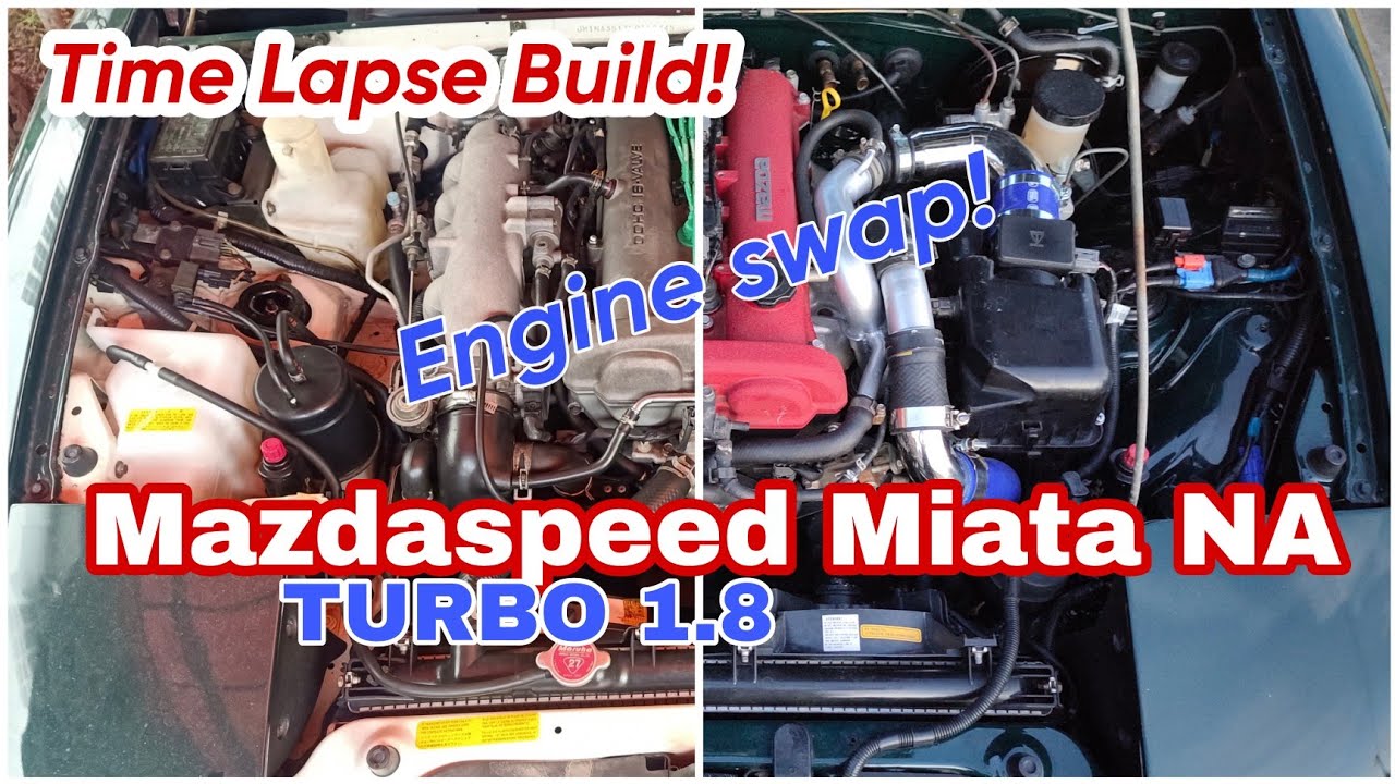 Miata NA BPT Project Build in 6mins. Time Lapse - YouTube