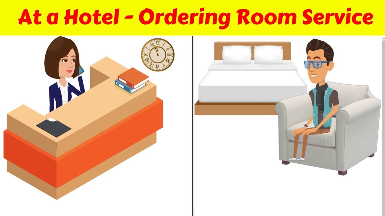 At a Hotel - Ordering Room Service | English Conversation Dialogues ...