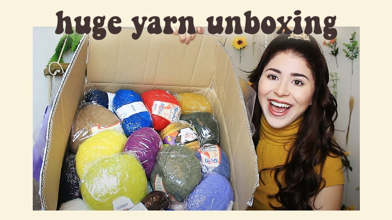 HUGE Yarn Unboxing | @Tessiland - YouTube