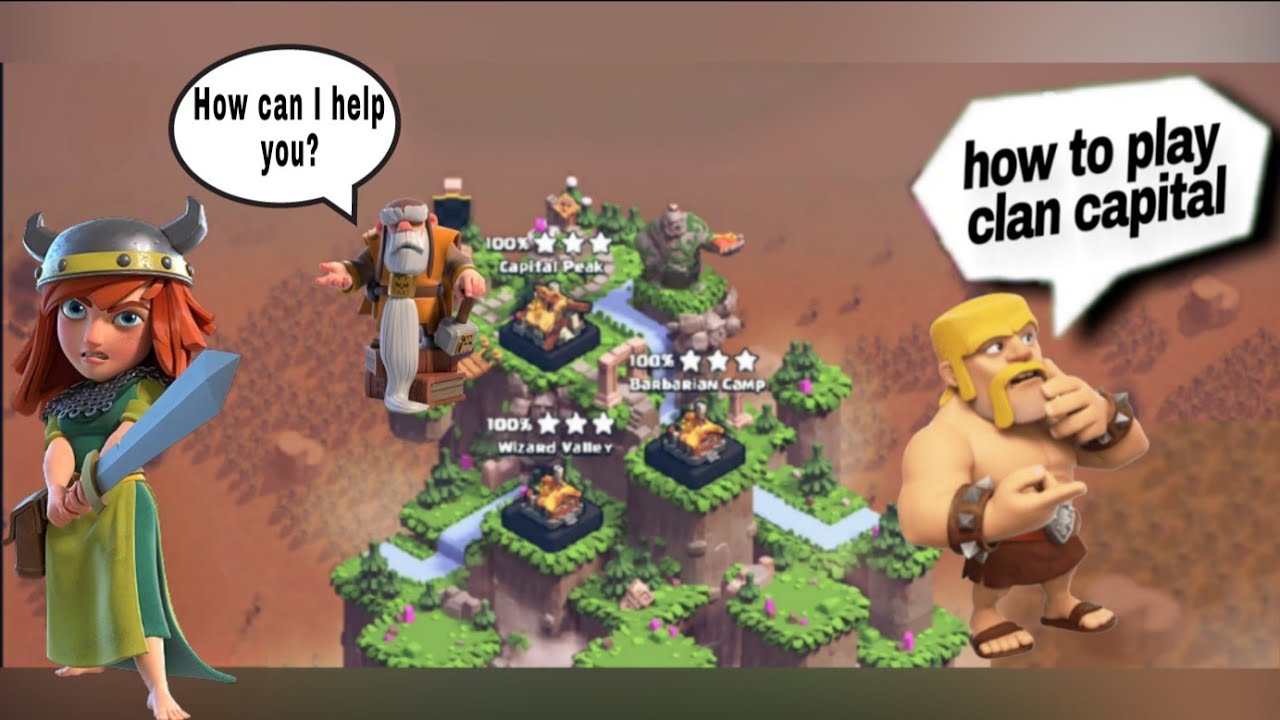 How to play clan capital?- Clash of clans - YouTube