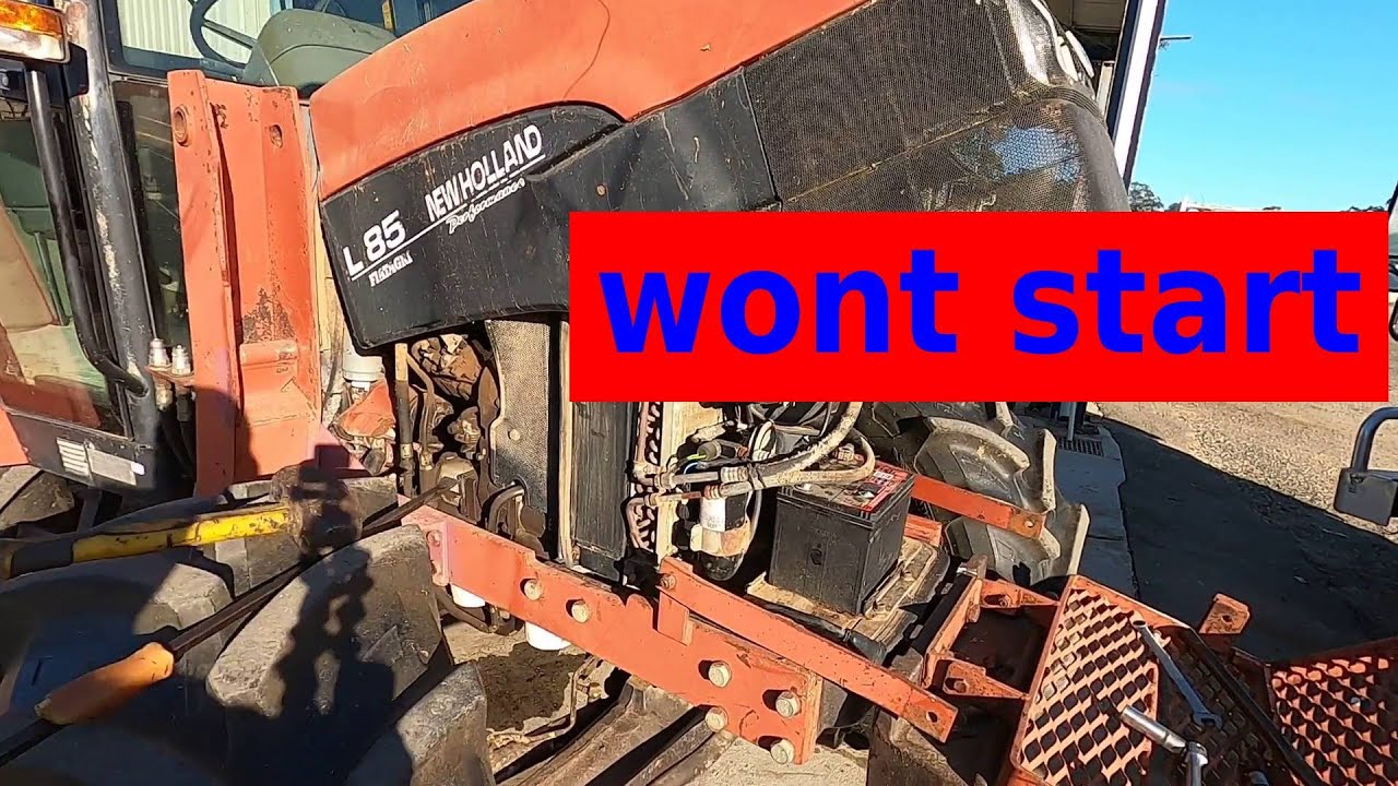 Tractor wont start (quick fix) - YouTube