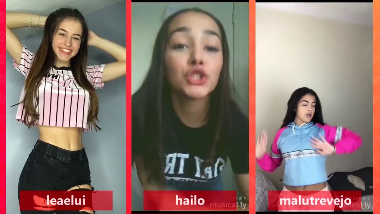 Lea Elui VS Hailo Ona VS Malu Trevejo Musically Dance battle - YouTube