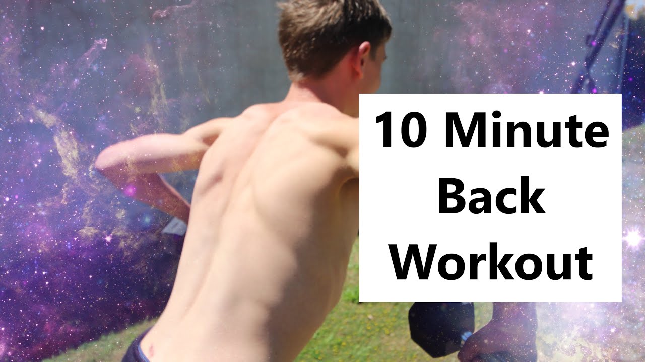 10 Minute Dumbbell Only BACK Workout For MASSIVE GAINS | Follow Along ...