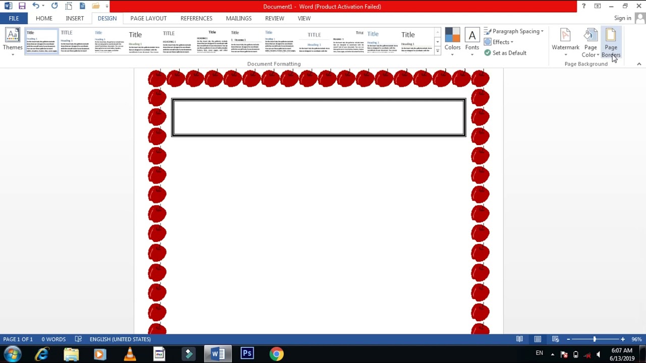 HOW You Page Border In MS WORD YouTube how-you-page-border-in-ms-word-youtube